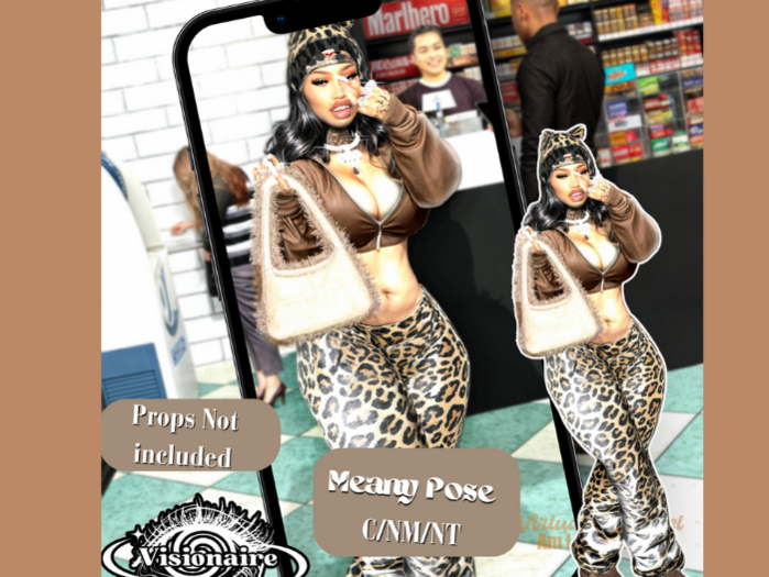 Second Life Marketplace - !VSNaire- Meany Posepack [UNPACKER]